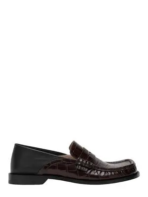 Loewe Campo Flap Loafers - Brown