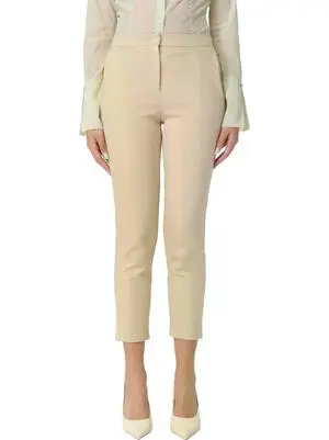 Patrizia Pepe Appliqué Trousers - Neutrals