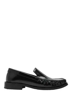 VINNY'S Leather Michael Loafers - Black