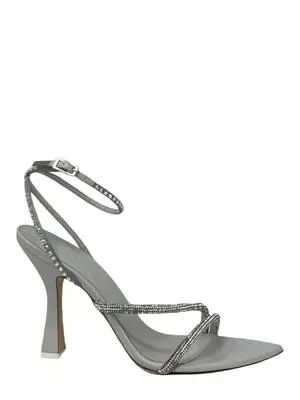 3JUIN 100mm Giglio Embellished Sandals - Grey
