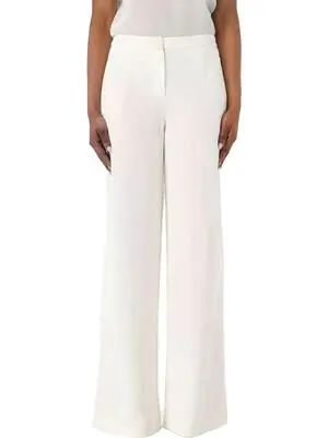 Emporio Armani Button Trousers - White