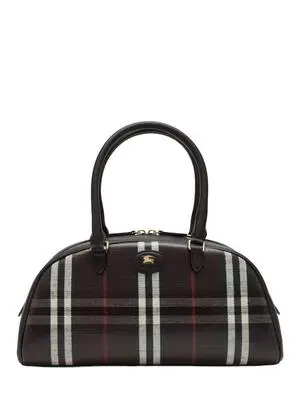 Burberry Medium Highlands Bowling Bag - Red