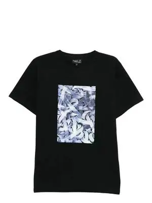 AGNÈS B. X Creepy Mouse Graphic-print T-shirt - Black