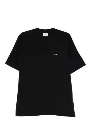 ARTE ANTWERP Logo-print T-shirt - Black