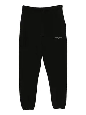 IH NOM UH NIT Logo-print Track Trousers - Black