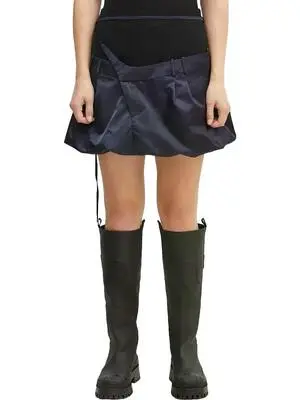 Ottolinger Draped Mini Skirt - Blue