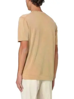 DRUMOHR Short-sleeve Frosted T-shirt - Neutrals