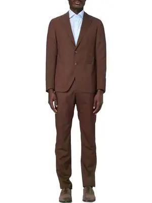 Tagliatore Pocket Suit - Brown