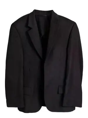 BALENCIAGA Padded-Shoulder Single-Breasted Blazer