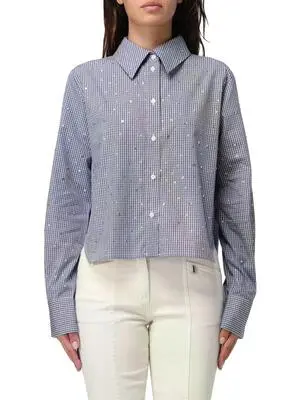 Liu Jo Rhinestone-embellished Shirt - Blue