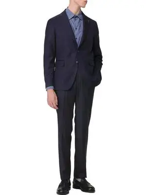 Tagliatore Herringbone Suit - Blue
