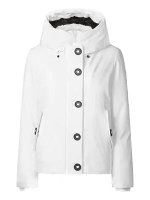 SAVE THE DUCK Shanon Buttoned Hooded Jacket White