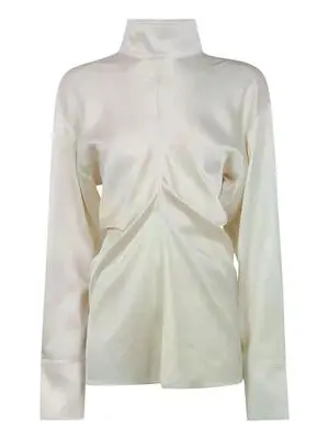 TOTEME Gathered Blouse - White