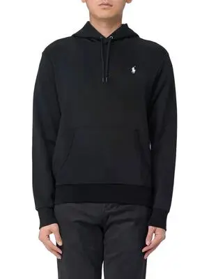 Ralph Lauren Logo-embroidered Hoodie - Black