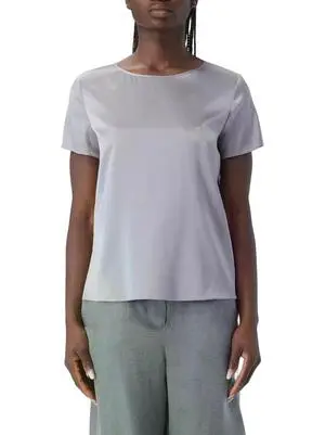 Giorgio Armani Satin Top - Grey