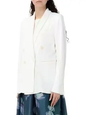 Emporio Armani Double-breasted Blazer - White