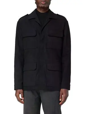 PAOLO PECORA Chest-pocket Field Jacket - Black
