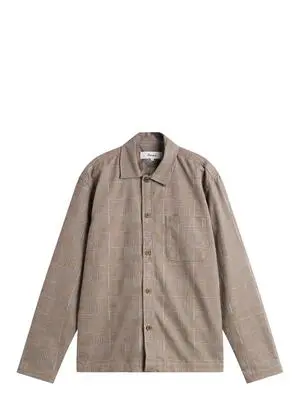 PALMES Glen Overshirt - Brown