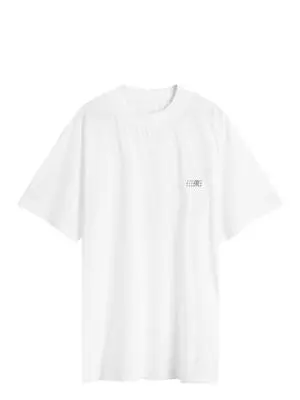 MAISON MARGIELA Oversized Logo T-shirt - Optic White