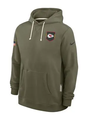 Nike Kansas City Chiefs Salute To Service Sideline Pullover Hoodie - Brown