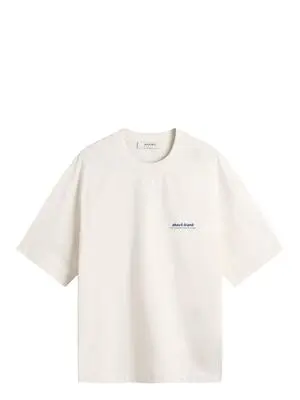 ABOUT:BLANK Presented Zev T-shirt - Oat/estate Blue