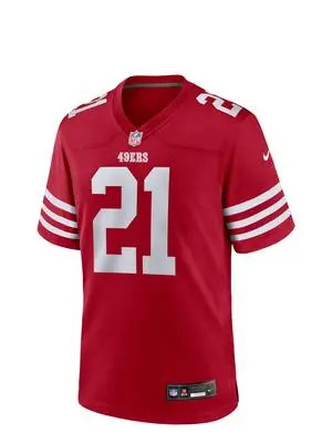 Nike Deion Sanders San Francisco 49ers Nfl Game Jersey - Red