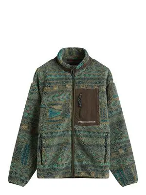 THISISNEVERTHAT Sp Sherpa Fleece Jacket - Olive