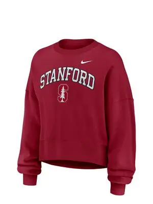 Nike Stanford Phoenix Arch College Pullover Crew - Red