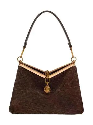 Etro Vela Suede Shoulder Bag - Brown