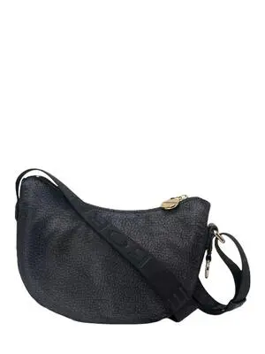 Borbonese Min Luna Shoulder Bag Grey