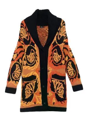 Etro Patterned Cardigan - Black