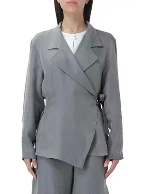 Giorgio Armani Tied-waist Jacket - Grey
