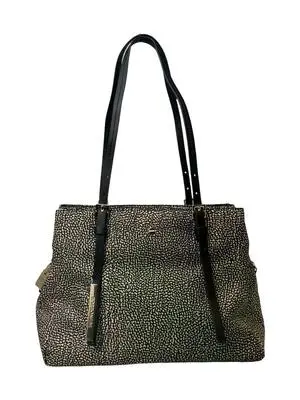 Borbonese Printed Shoulder Bag - Black