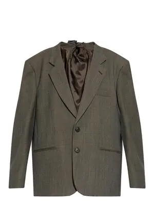 MAISON MARGIELA Wool Blazer - Brown