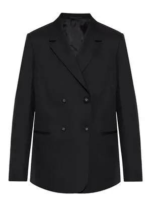 Officine Générale Double-breasted Blazer - Black
