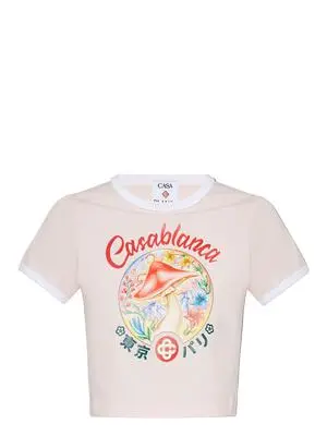 Casablanca Logo T-shirt - Pink