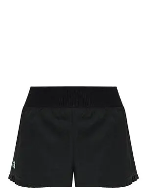 Lacoste Training Shorts With Logo Patch - Black