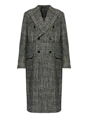 Dolce & Gabbana Double-breasted Wool Cashmere Coat - Grey