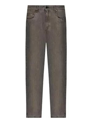 Fendi Straight Leg Jeans - Grey
