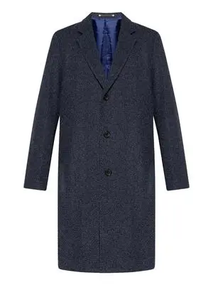 Paul Smith Single-vent Tailored Coat - Navy Blue