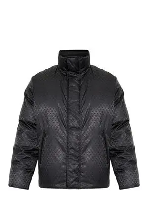 Alexander McQueen Puffer Jacket With Logo - Black