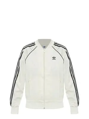 Adidas Originals By Alexander Wang Stand-up Collar Sweatshirt - Cream