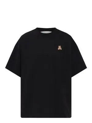 Palm Angels T-shirt With Teddy Bear Motif - Black
