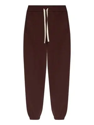 JIL SANDER Cotton Sweatpants - Brown