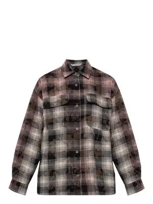 Palm Angels Checked Pattern Shirt - Multicolour