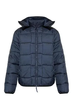 Emporio Armani Insulated Jacket With Logo - Navy Blue
