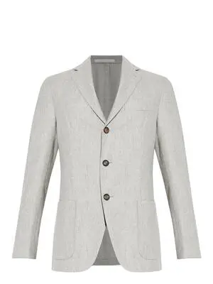 Eleventy Wool Blazer - Grey