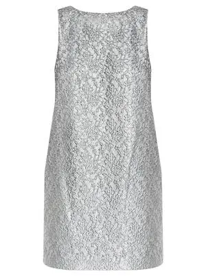 Kate Spade New York Sleeveless Mini Shift Dress - Silver