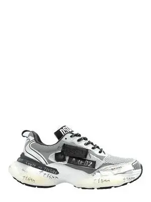 Dsquared2 ‘Faster’ Low-Top Sneakers Grey