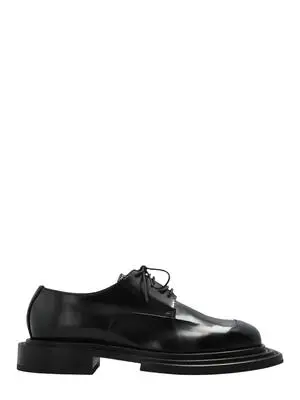 Moschino Patent Leather Derby Shoes - Black